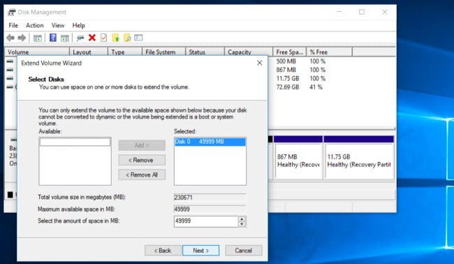 Cara gabung partition Windows 10 dengan Disk Management tanpa perlu format