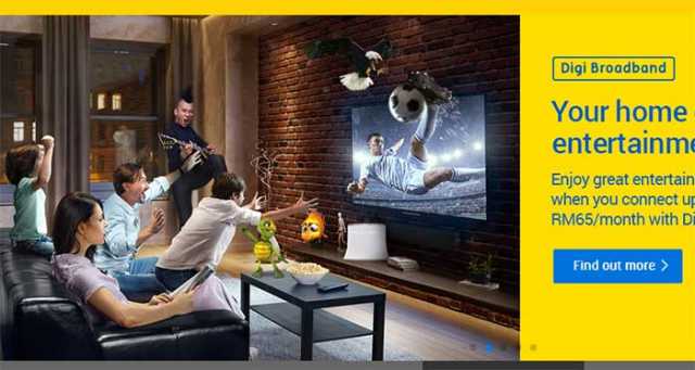 Pelan Pascabayar Digi Broadband tawar lebih data, kini hingga 100GB