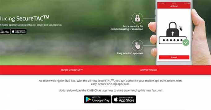 Sistem SecureTAC CIMB akan sokong Pengesahan Transaksi melalui Laman ...