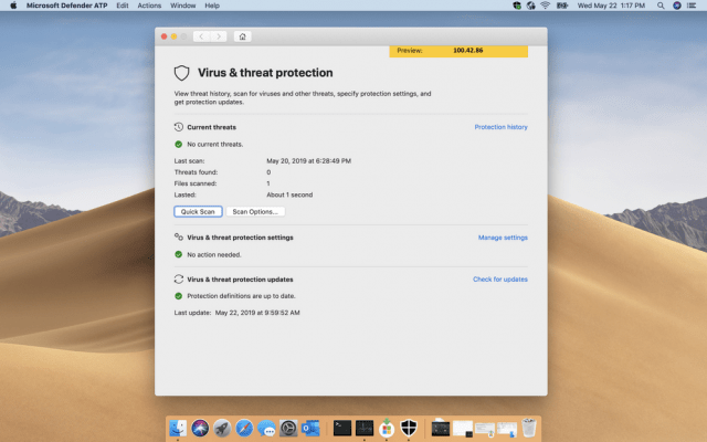 Perisian antivirus Microsoft Defender ATP untuk MacOS diumumkan
