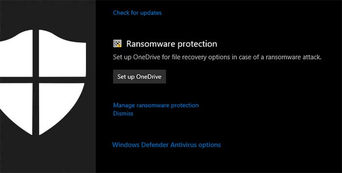 Cara menghidupkan Perlindungan Ransomware di dalam Windows Defender