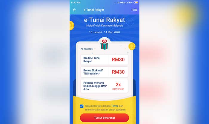 E-Tunai Rakyat: eDompet Touch n Go tawarkan tambahan tunai RM30 bersama-sama Cabutan Bertuah