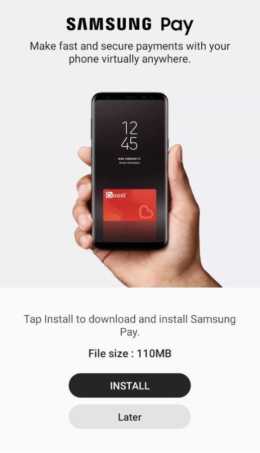 e-Dompet Boost bakal diintegrasikan dengan Samsung Pay tidak berapa ...