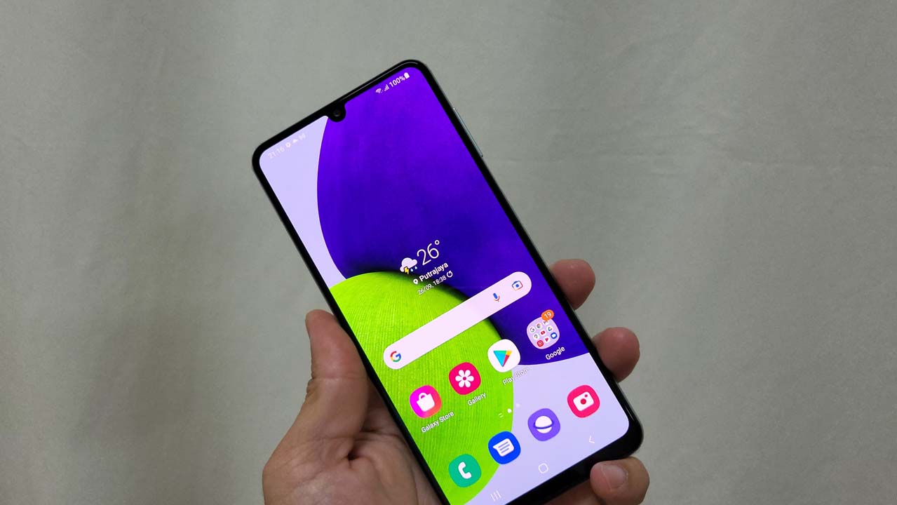 Ulasan telefon Samsung Galaxy A22 LTE - Bawakan fungsi-fungsi perlu ...