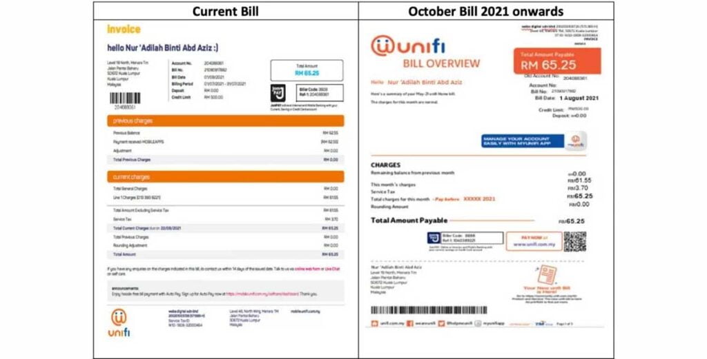 Nombor Akaun Unifi Mobile akan berubah bermula pada 22 September ini