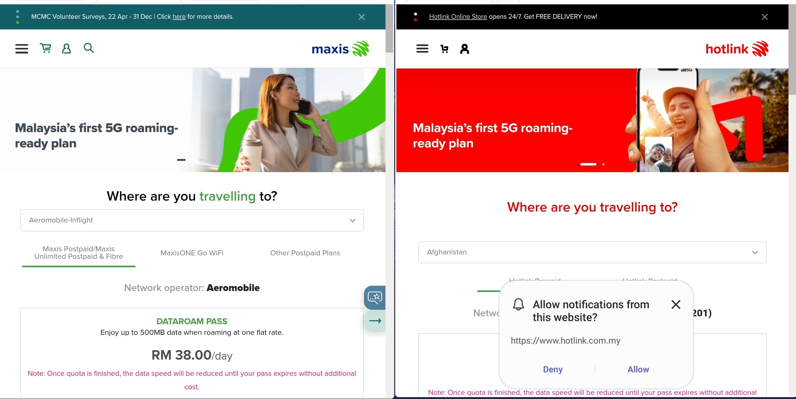 Pelanggan Maxis dan Hotlink kini boleh menikmati rangkaian 5G di ...