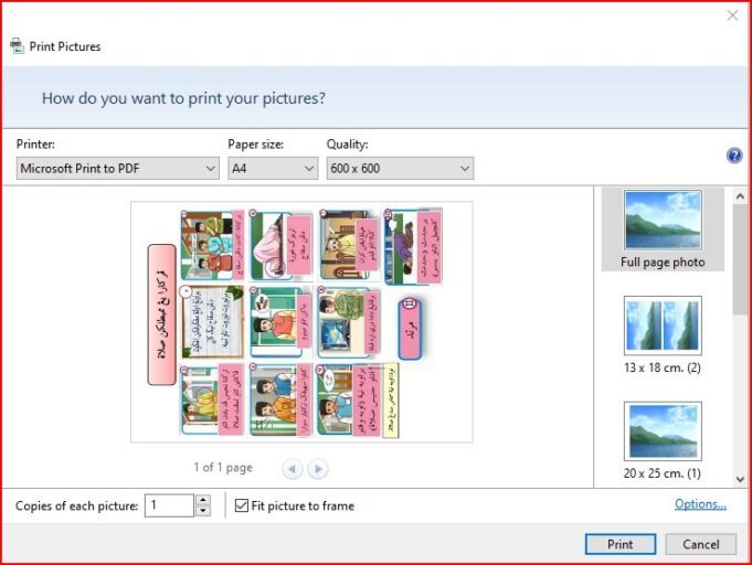 Cara tukar gambar JPG atau PNG ke PDF pada Windows 10 atau 11