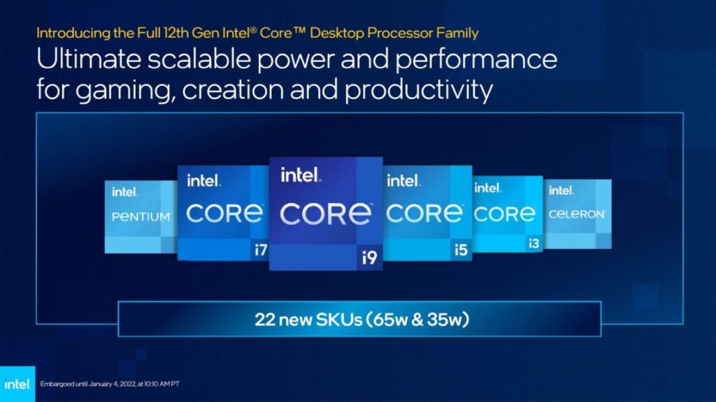 Intel perluas siri CPU Desktop Intel Gen Ke-12 dan Cipset siri 600 baharu