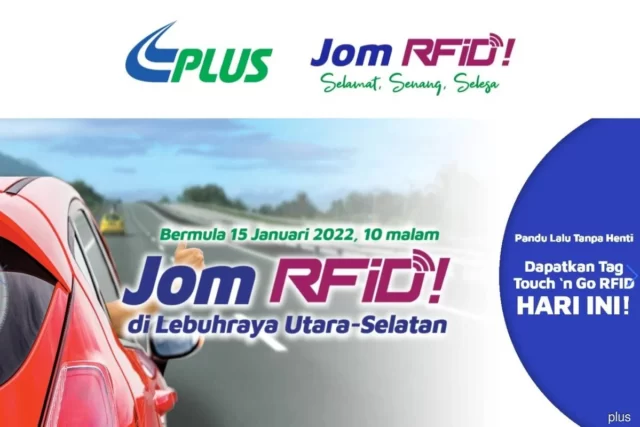Transaksi tol RFID di Lebuhraya PLUS laluan Juru-Skudai bermula dari ...