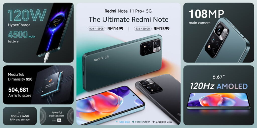 Redmi Note 11 Pro Plus dan Note 11S 5G akan hadir ke Malaysia; Harga ...