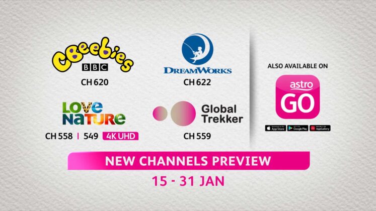 Astro tawarkan 10 Saluran Percuma untuk ditonton sehingga 31 Januari ini