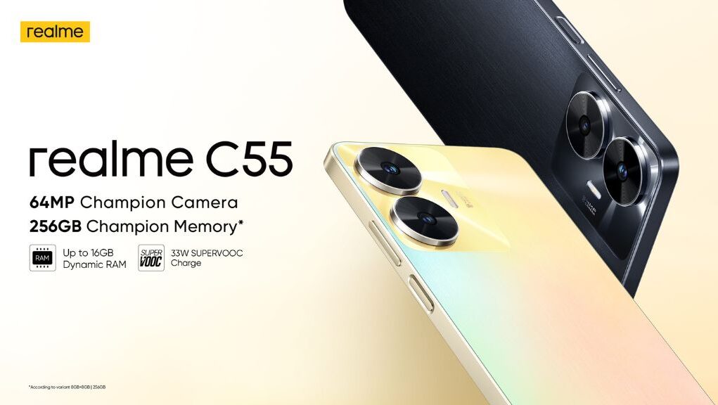 realme C55 dilancarkan secara rasminya di Malaysia; Harga dari RM699