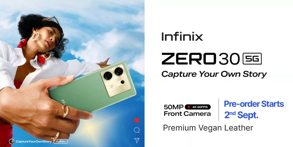Infinix Zero 30 5G dilancarkan; Cip Dimensity 8020, Kamera Depan 50MP, Skrin AMOLED 144Hz