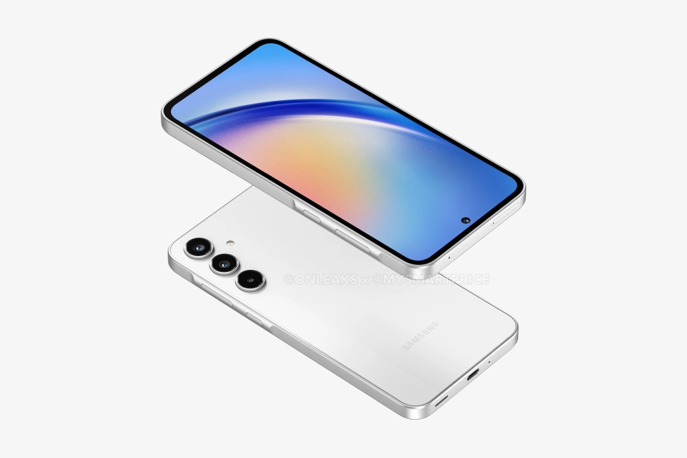 Imej Pengolokan Samsung Galaxy A35 tertiris di Internet