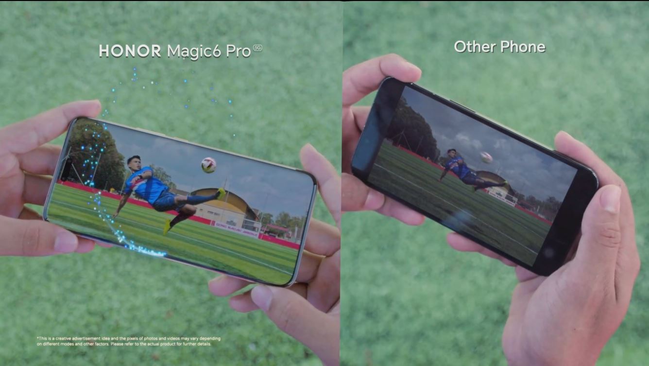 Rakam aksi Safawi, Akhyar Dengan Kamera Tele-falcon HONOR 180MP