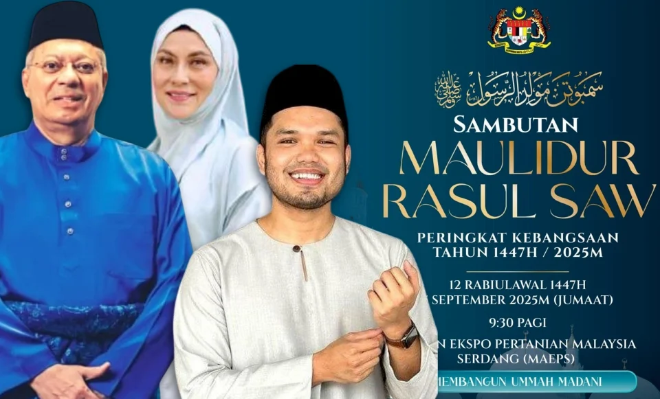 Khairul Aming, Rashid Hussain, Angelina Tan terima Anugerah Maulidur ...
